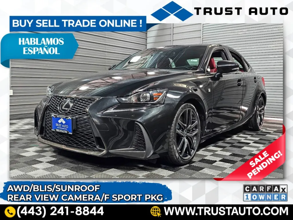 Used 2019 Lexus IS 300 F SPORT AWD Sedan for sale in Sykesville, MD at ...