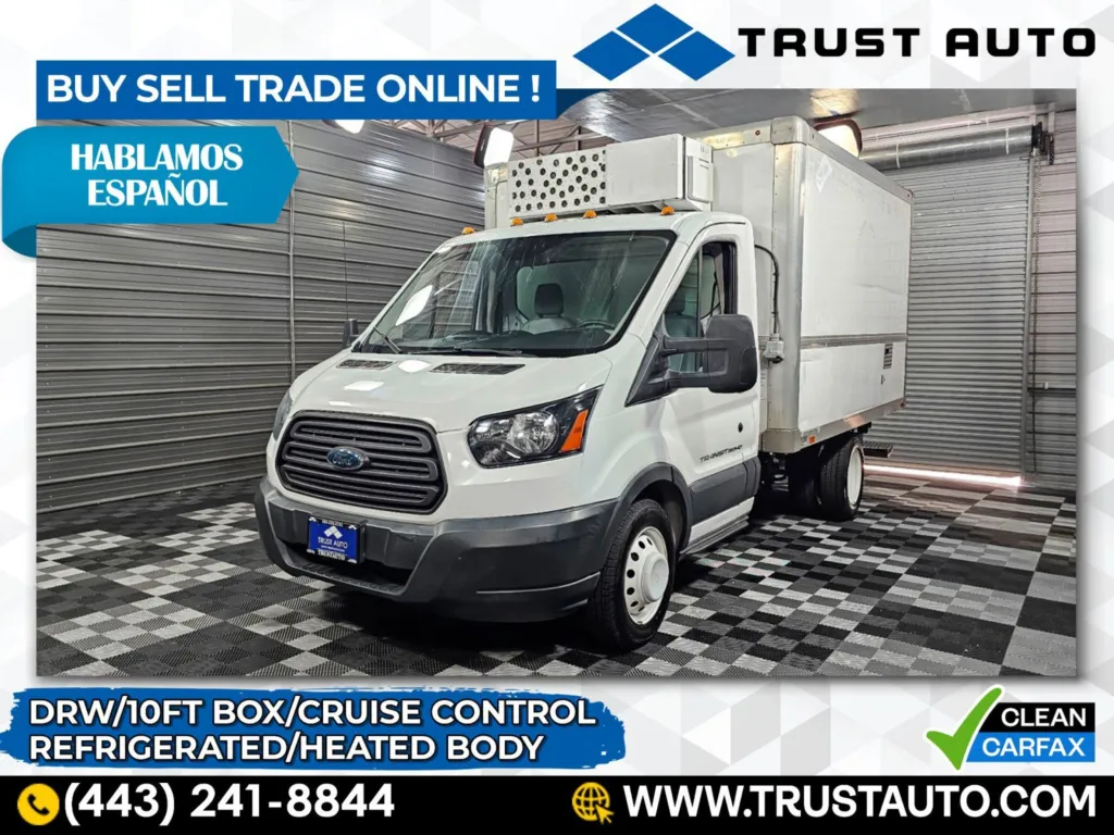 Used 2015 Ford Transit T-350 Chassis DRW 10FT Thermo King Refrigerated ...