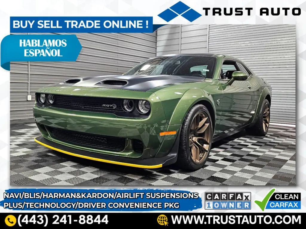 Used 2021 Dodge Challenger SRT Hellcat Redeye Widebody Luxury Coupe w ...