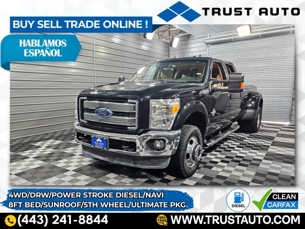 Used 2016 Ford Super Duty F-350 DRW Lariat 4WD Crew Cab Dually 8FT Bed ...