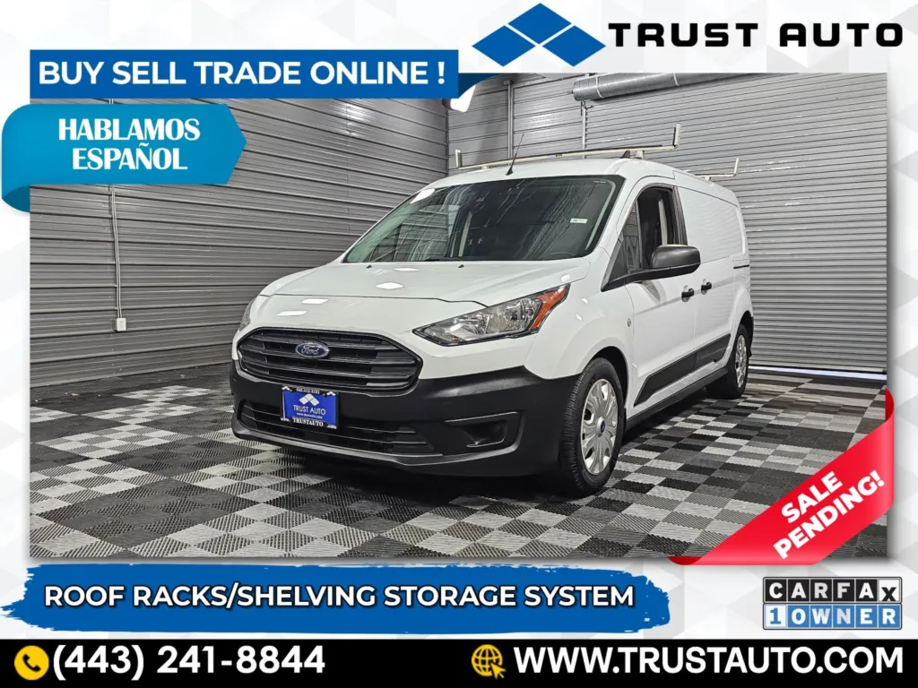 Used 2020 Ford Transit Connect Cargo XL 121''LWB Minivan/Van w/Roof ...