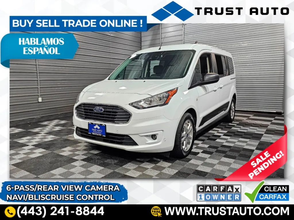 Used 2021 Ford Transit Connect 6-Passenger XLT LWB Minivan/Van for sale ...