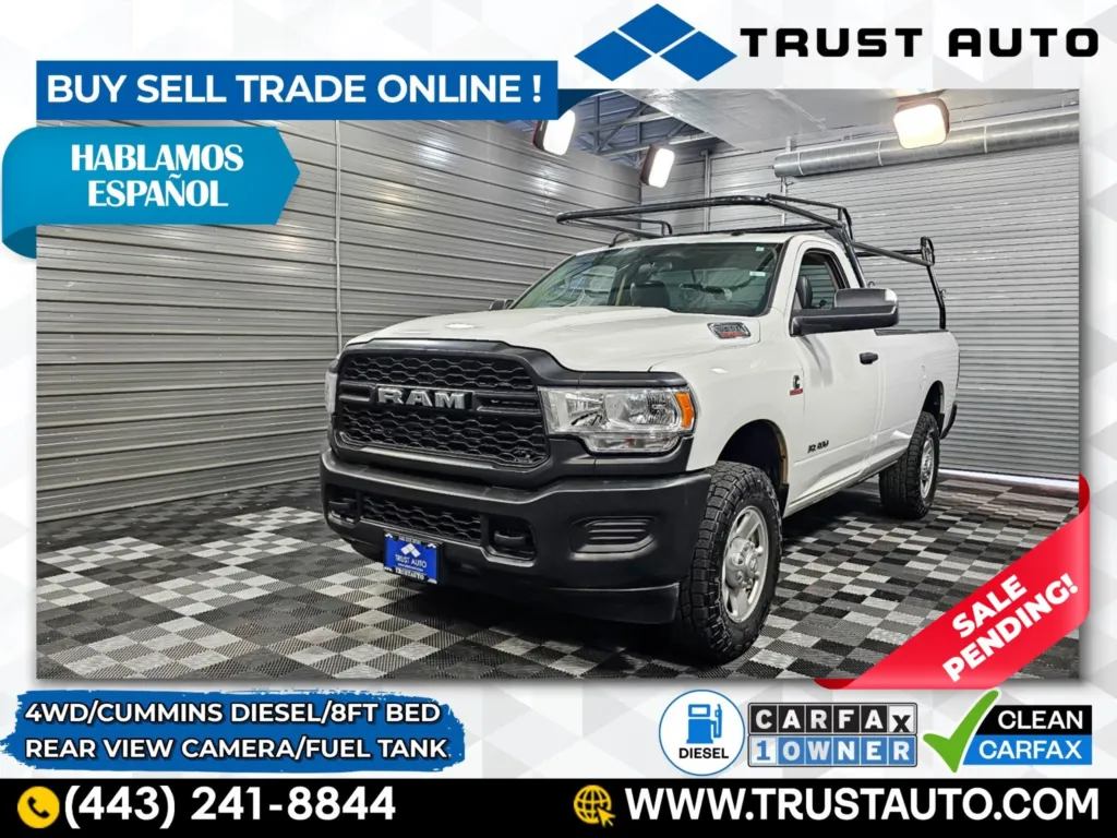 Used 2019 Ram 3500 Tradesman 4WD Regular Cab 8FT Long Bed Cummins ...