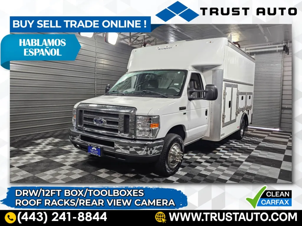 Used 2018 Ford E-350 Econoline Cutaway DRW Super Duty 158''WB Dually ...