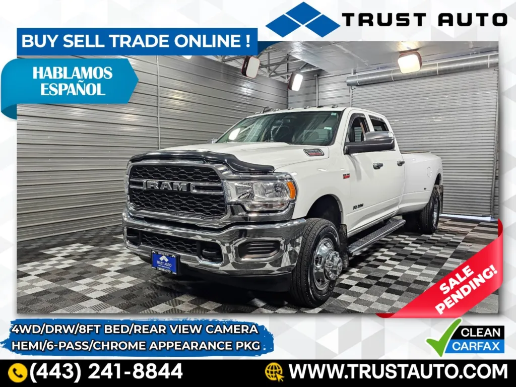 Used 2020 Ram 3500 DRW Tradesman 4WD Crew Cab Dually 8FT Bed Hemi ...