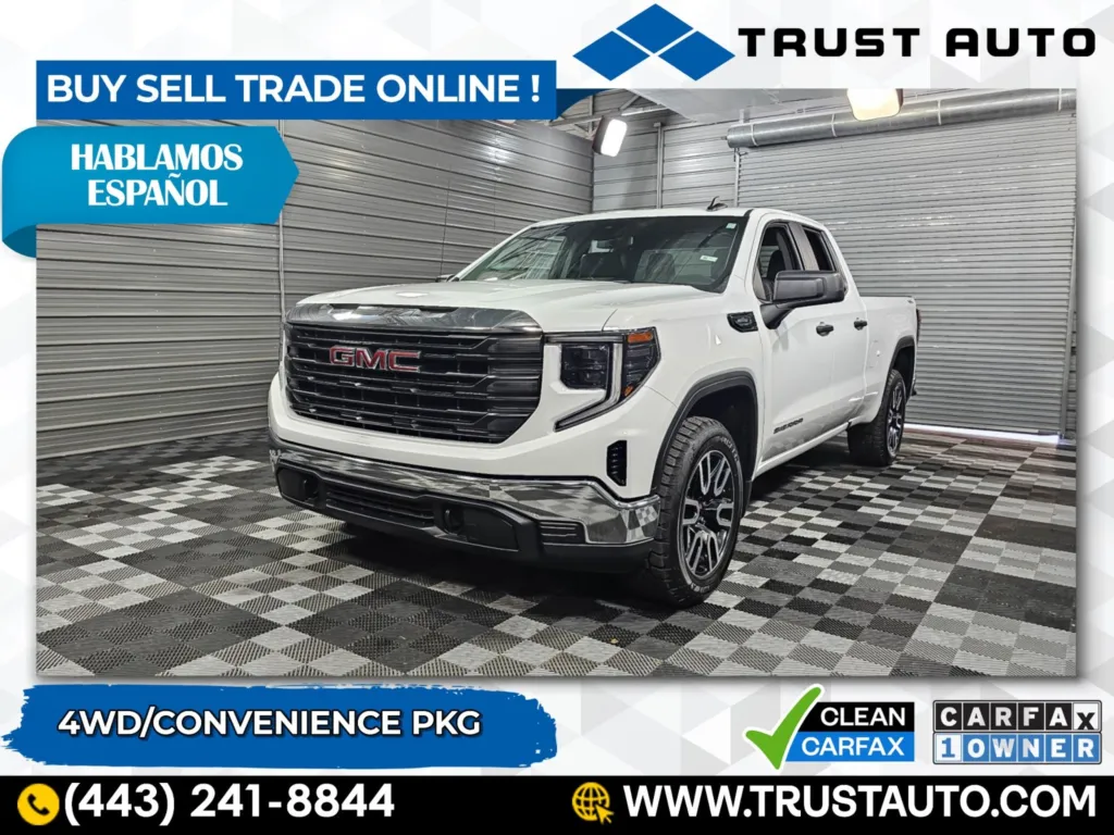 Used 2024 GMC Sierra 1500 Pro 4WD Double Cab Pickup Truck w/Convenience ...
