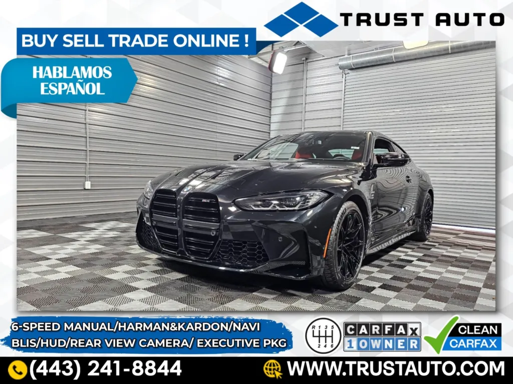 Used 2024 BMW M4 6-Speed Manual Coupe w/Executive Package for sale in ...
