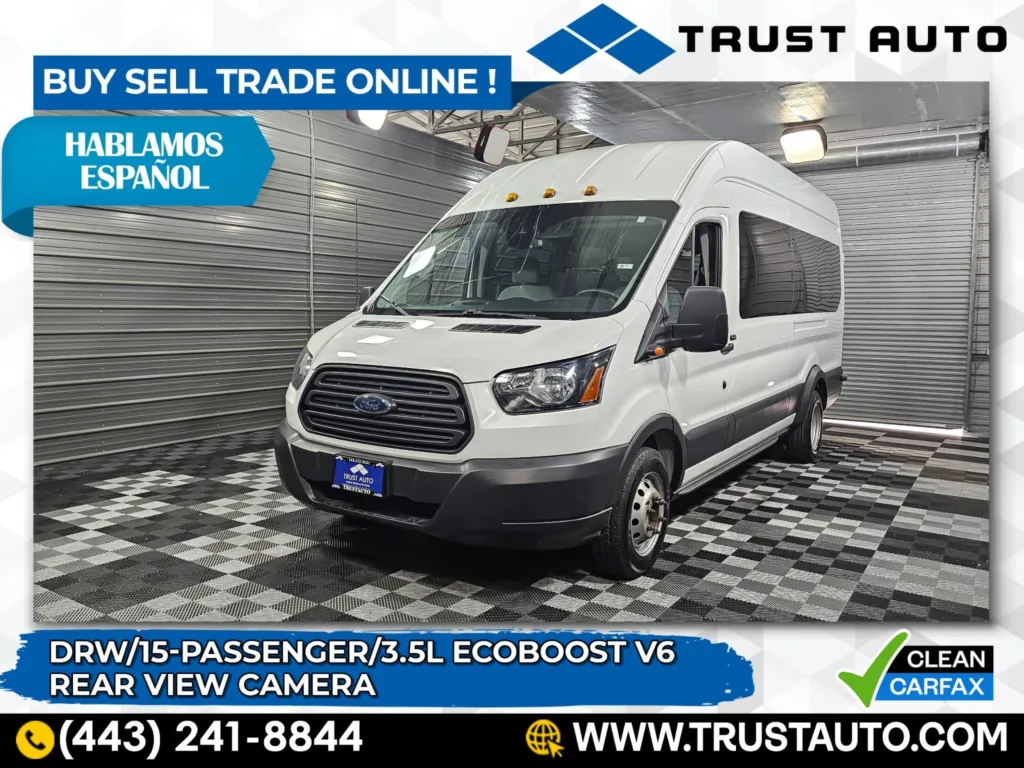 Used 2018 Ford Transit T-350 HD 15-Passenger DRW XL 148''WB Dually High ...