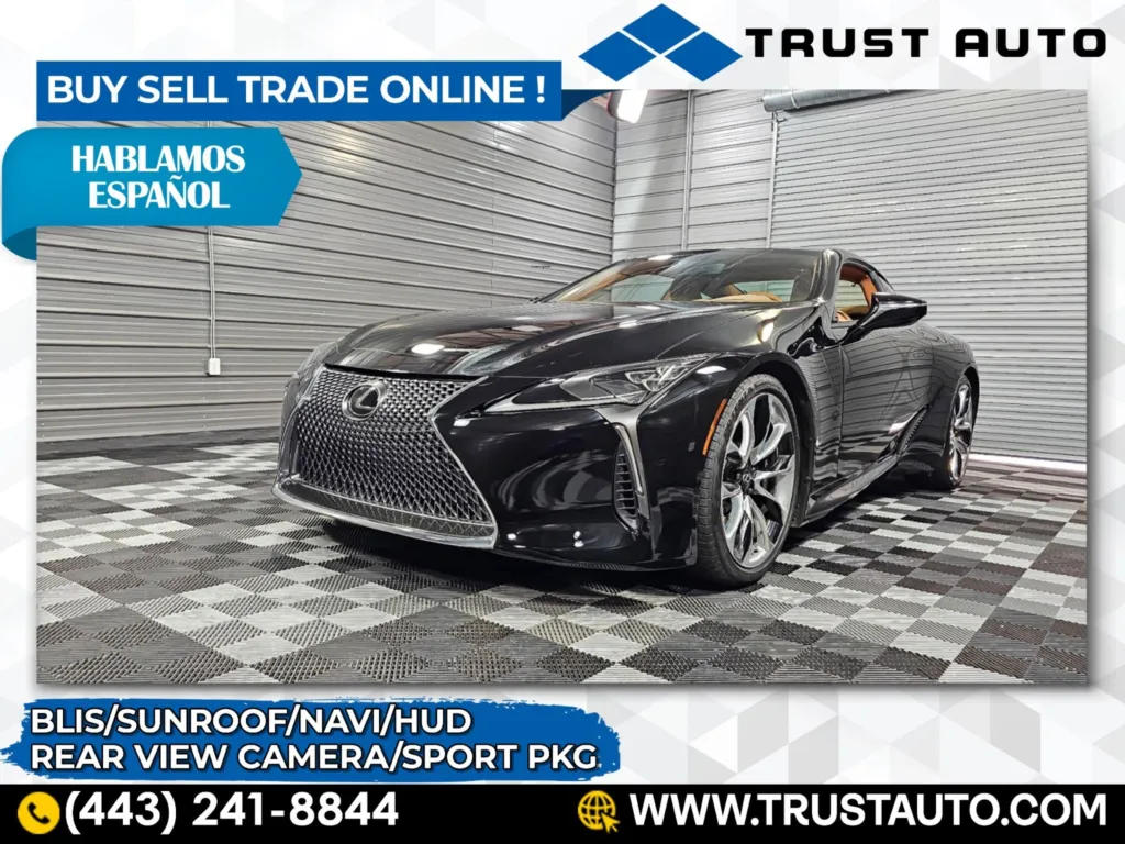 Used 2020 Lexus LC 500 Luxury Coupe w/Sport Pkg for sale in Sykesville ...