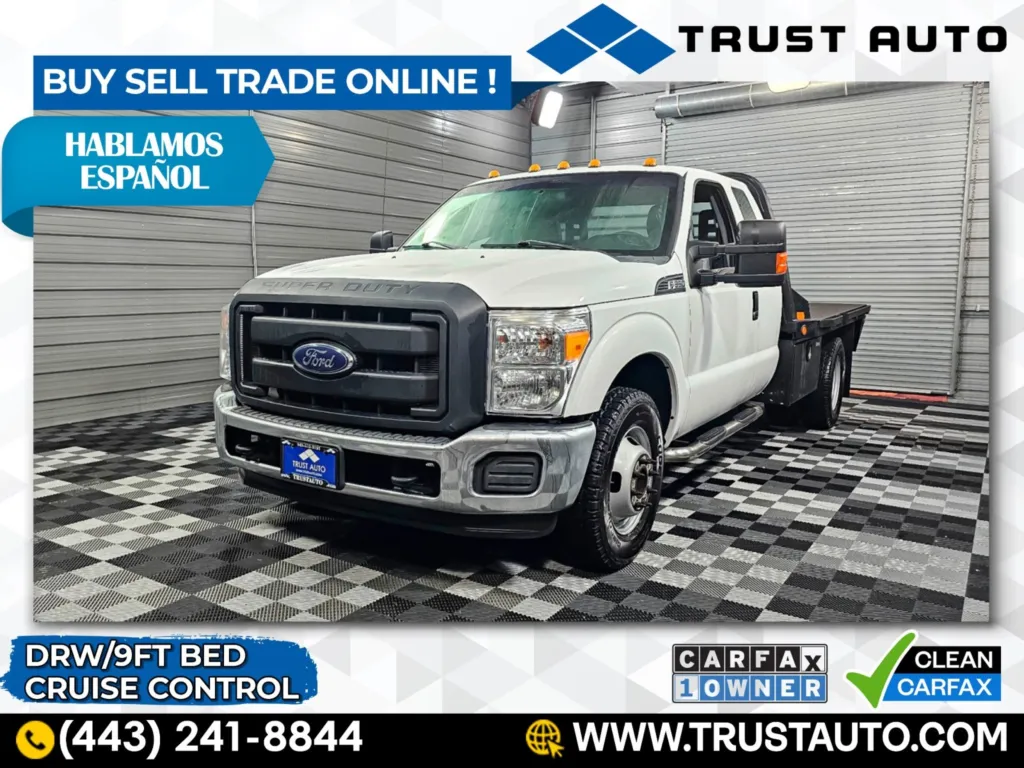 Used 2016 Ford Super Duty F-350 Flatbed XL RWD DRW SuperCab Dually 9FT ...