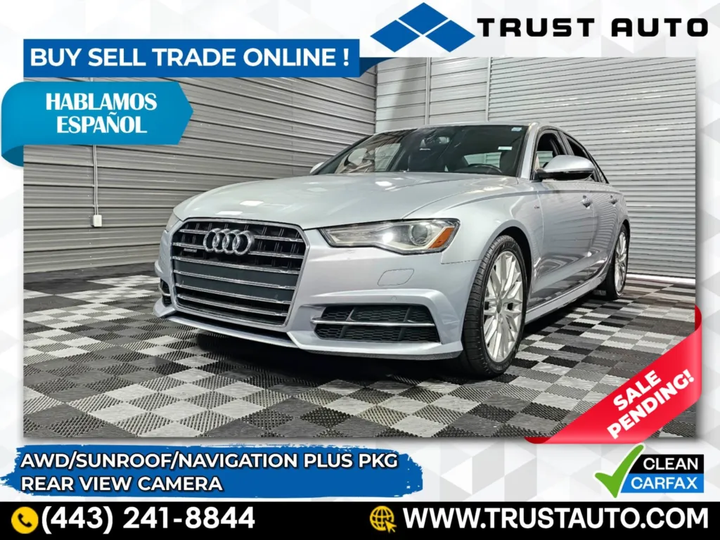 Used 2017 Audi A6 2.0 TFSI Premium quattro AWD Luxury Sedan w/Navgation Plus Pkg for sale in ...