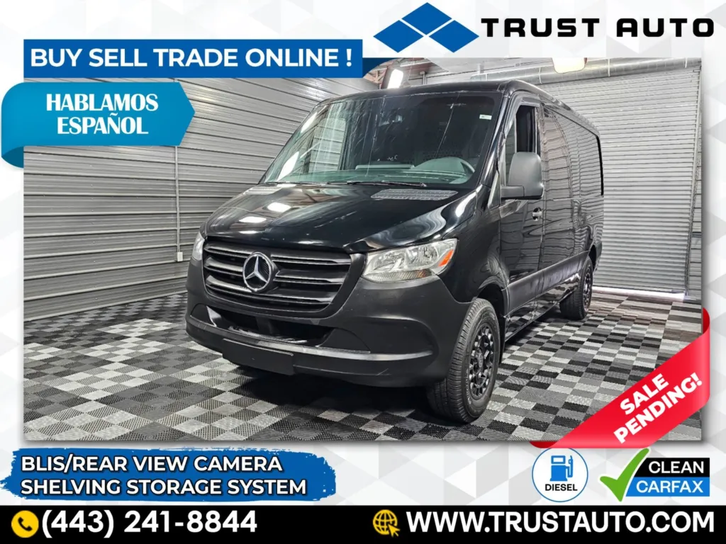 Used 2019 Mercedes-Benz Sprinter 2500 Cargo 144'' Standard Roof Diesel ...