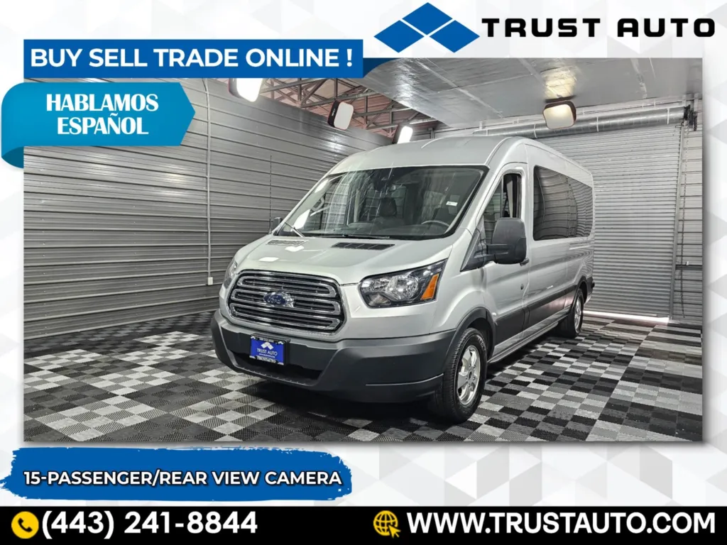 Used 2019 Ford Transit T-350 15-Passenger XLT 148''WB Medium Roof ...