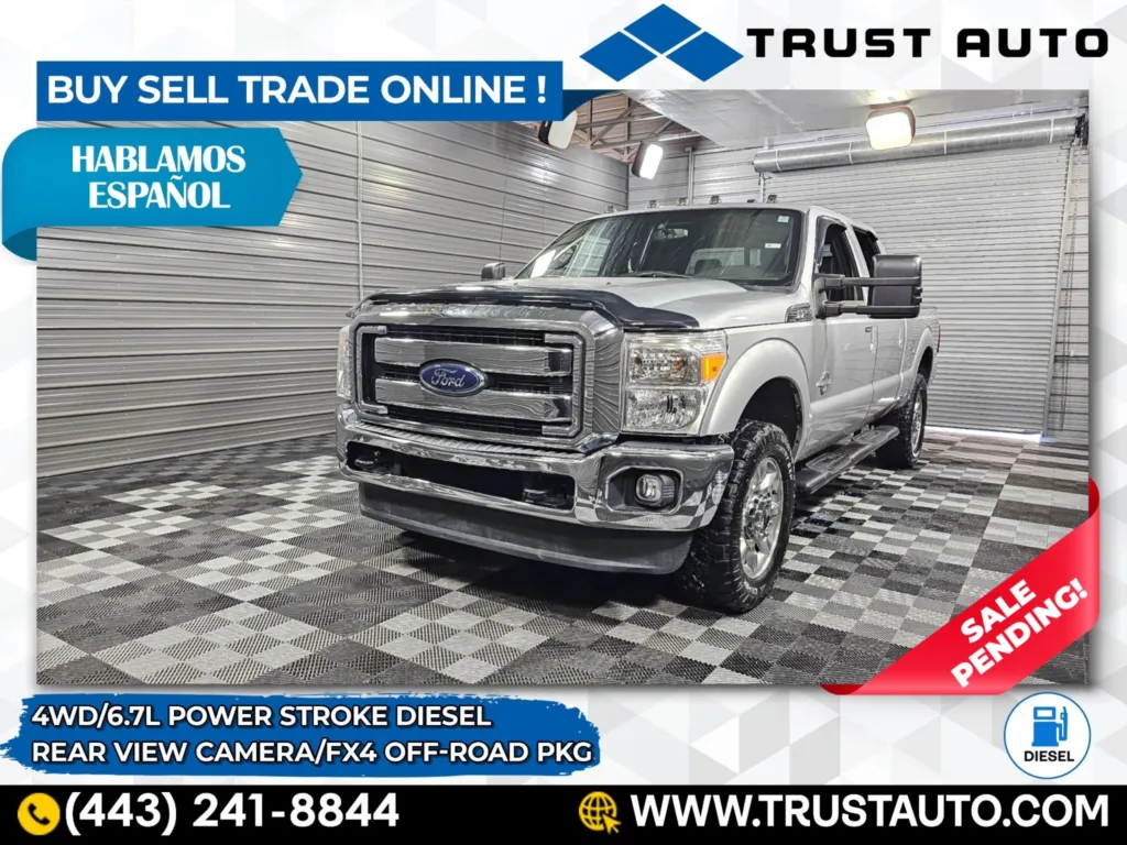 Used 2016 Ford Super Duty F-250 Lariat 4WD Crew Cab Power Stroke Diesel ...