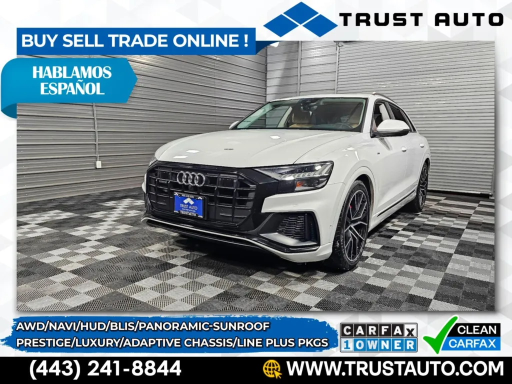 Used 2020 Audi Q8 Prestige 55 TFSI quattro AWD SUV w/Adaptive Chassis ...