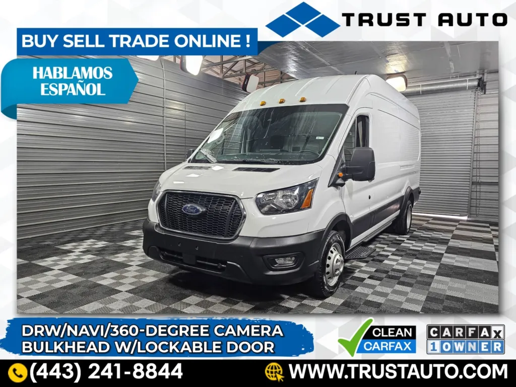 Used 2023 Ford Transit T-350 HD Cargo DRW 148''WB Dually High Roof ...