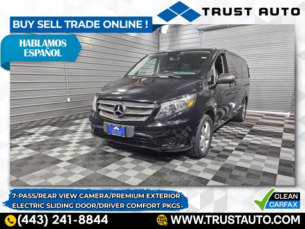 Used 2018 Mercedes-Benz Metris 7-Passenger Minivan/Van w/Driver Comfort ...
