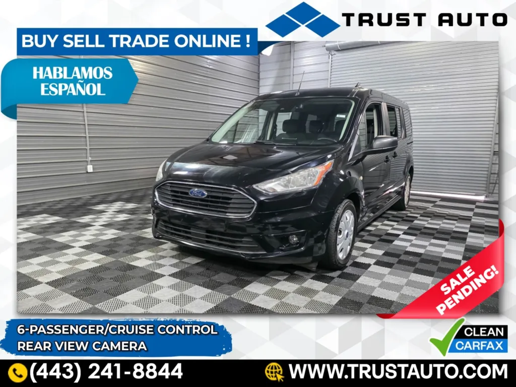 Used 2019 Ford Transit Connect 6-Passenger XLT LWB Minivan/Van for sale ...