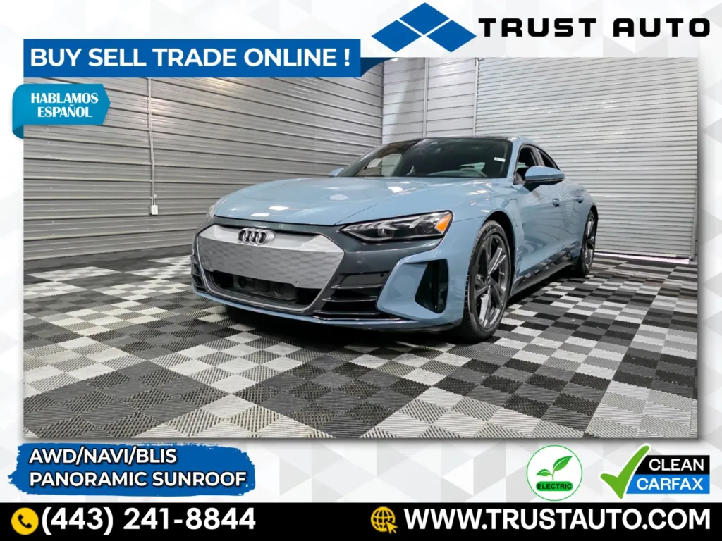 Used 2022 Audi e-tron GT Premium Plus Quattro AWD Electric Sedan for ...