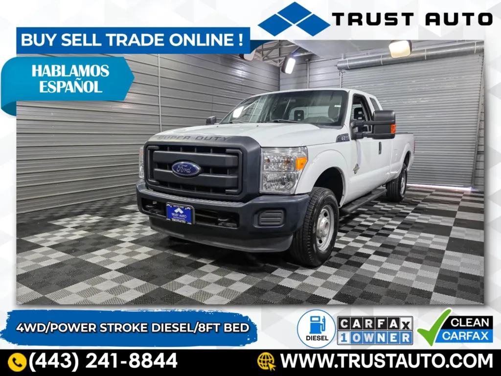 Used 2016 Ford Super Duty F-250 XL 4WD SuperCab 8FT Bed Power Stroke ...