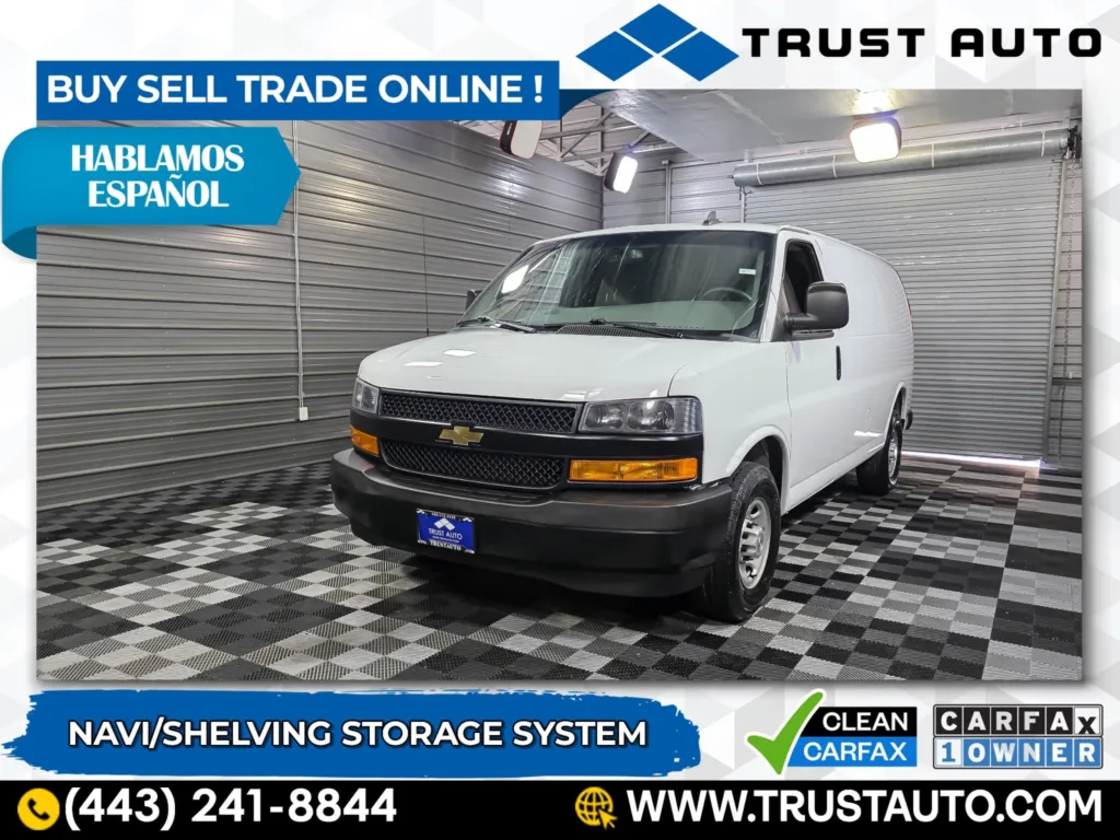 Used 2020 Chevrolet Express 2500 Cargo 135''WB Low Roof Minivan/Van w ...