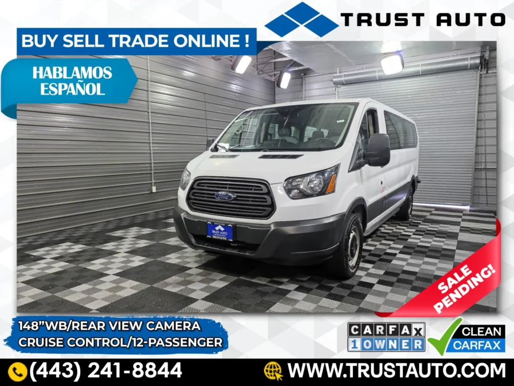 Used 2018 Ford Transit T-350 12-Passenger XL 148'' Low Roof Minivan/Van ...