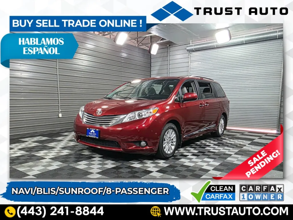 Used 2017 Toyota Sienna XLE 8-Passenger Minivan/Van for sale in ...
