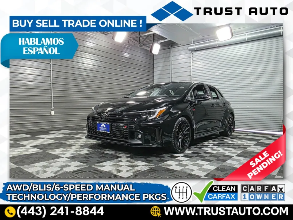 Used 2023 Toyota GR Corolla Core AWD 6-Speed Manual Hatchback w ...