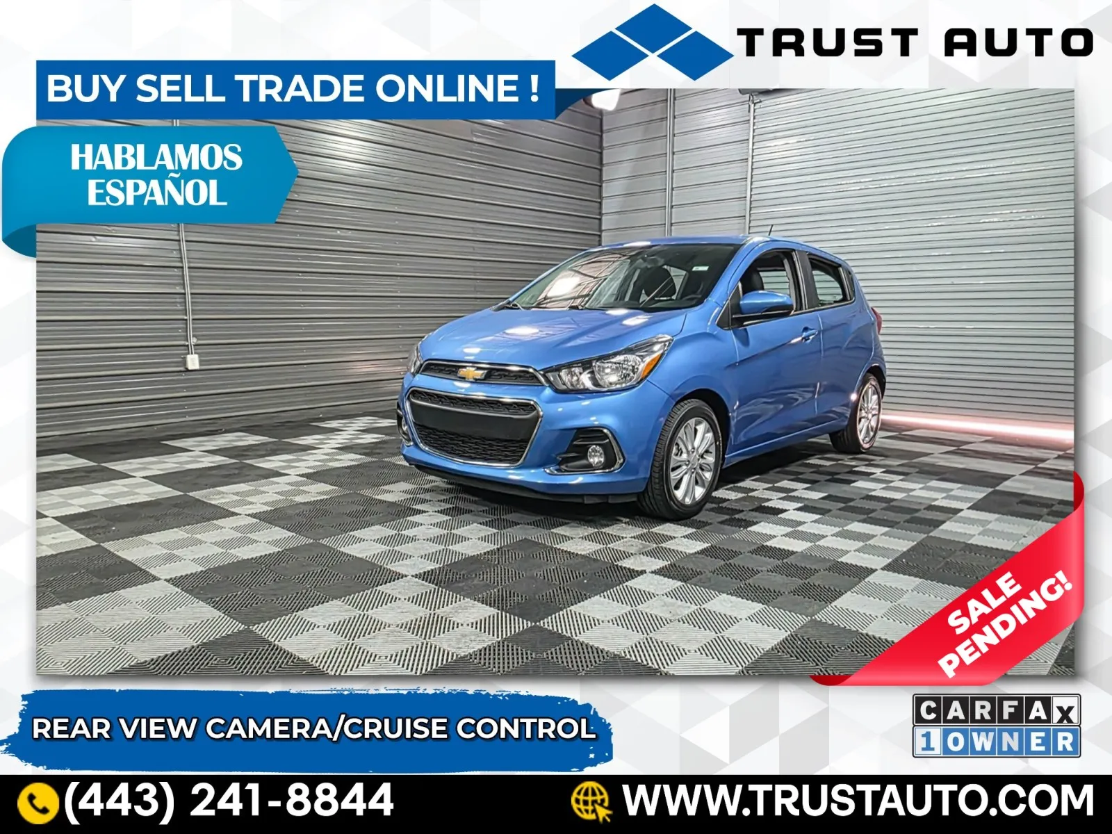 Used 2017 Chevrolet Spark LT Hatchback for sale in Sykesville, MD at ...