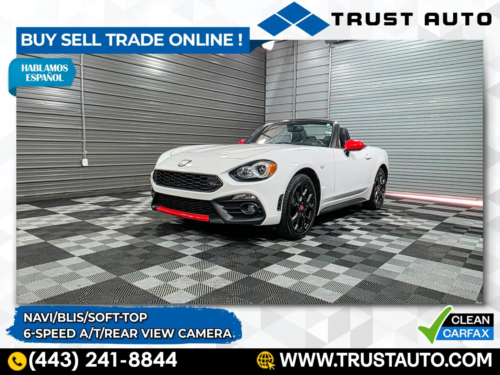 Used 2020 FIAT 124 Spider Abarth Soft-Top Convertible for sale in ...