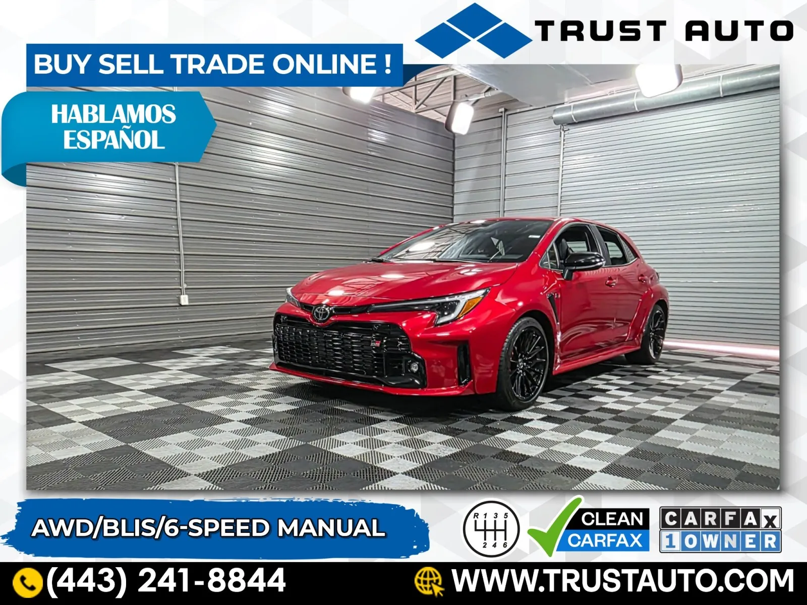 Used 2024 Toyota GR Corolla Premium AWD 6-Speed Manual Hatchback for ...