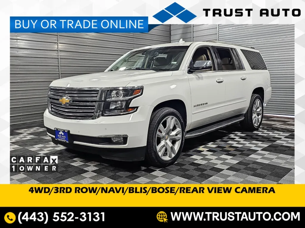 Used 2020 Chevrolet Suburban Premier 4WD 7-Passenger Luxury SUV for ...