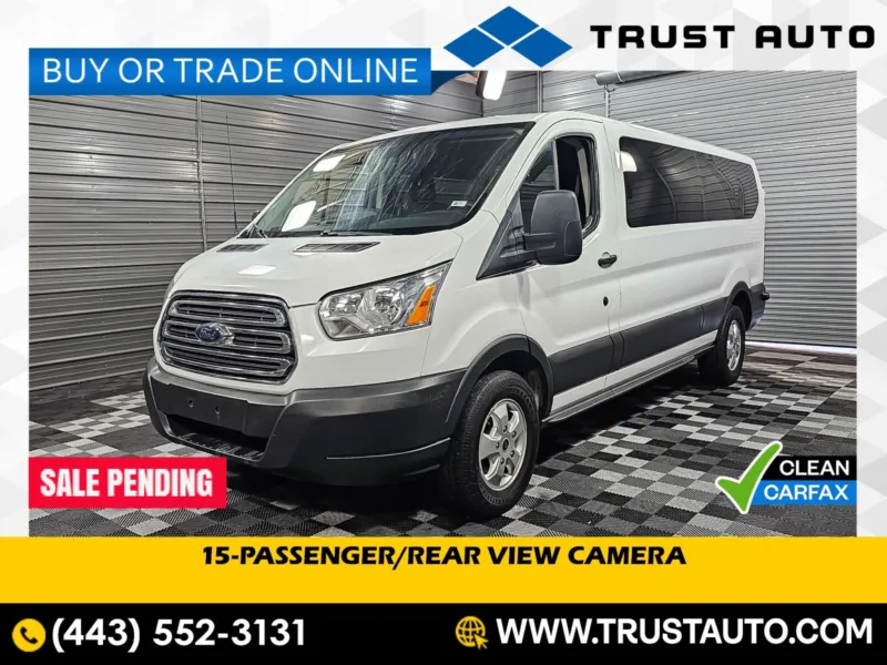 Used 2018 Ford Transit T-350 15-Passenger XLT 148'' Low Roof Minivan ...