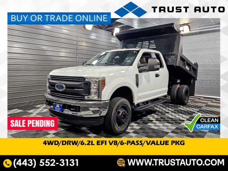 Used 2019 Ford Super Duty F-350 Dump DRW XL 4WD Extended Cab Dually 6 ...