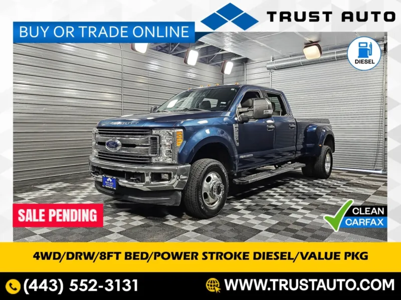 Used 2017 Ford Super Duty F-350 DRW XLT 4WD Crew Cab Dually 8FT Bed ...