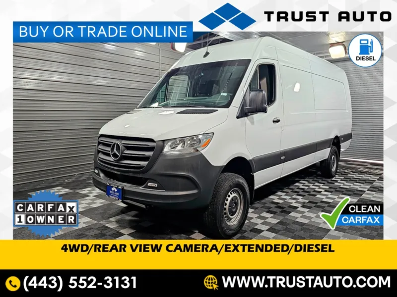 Used 2022 Mercedes-Benz Sprinter 2500 Cargo 170'' Extended High Roof ...
