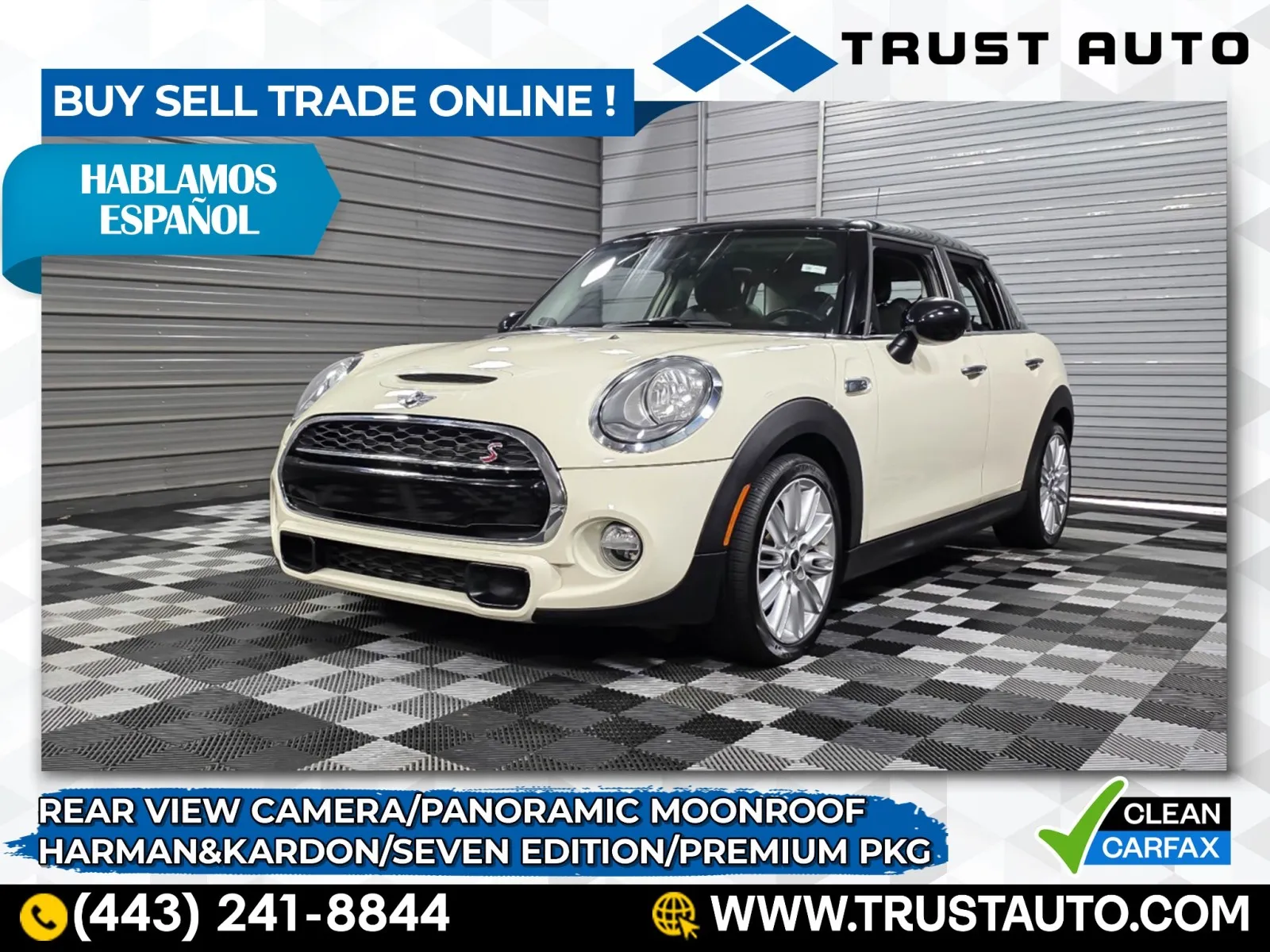 Used 2018 MINI Hardtop 4 Door Cooper S Hatchback w/Premium Pkg for sale ...