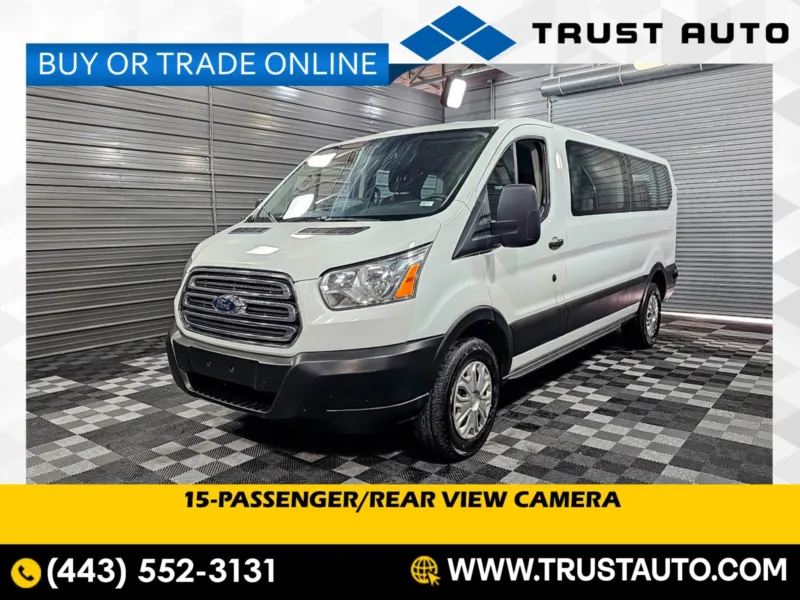 Used 2019 Ford Transit T-350 15-Passenger XLT 148'' Extended Low Roof ...