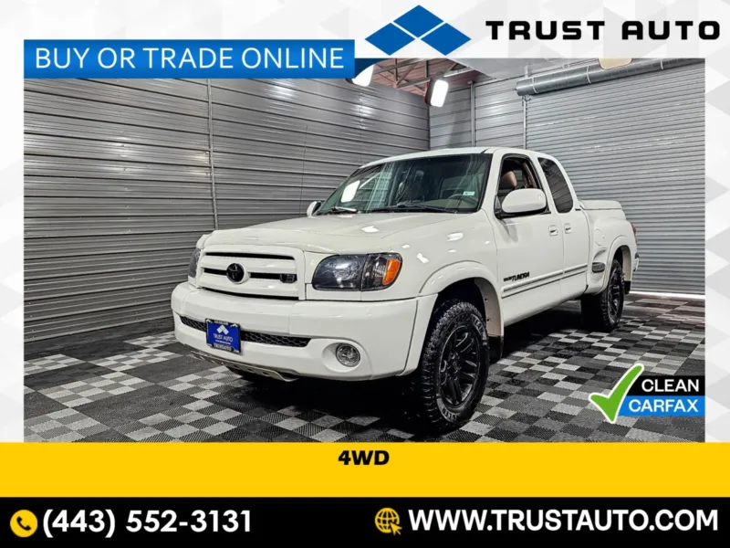 Used 2004 Toyota Tundra Limited V8 4 Door Access Cab Stepside 4WD ...