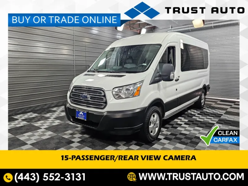 Used 2019 Ford Transit T-350 15-Passenger XLT 148''WB Medium Roof ...