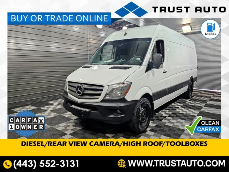 Used 2018 Mercedes-Benz Sprinter 2500 Cargo 170''WB Extended Diesel ...