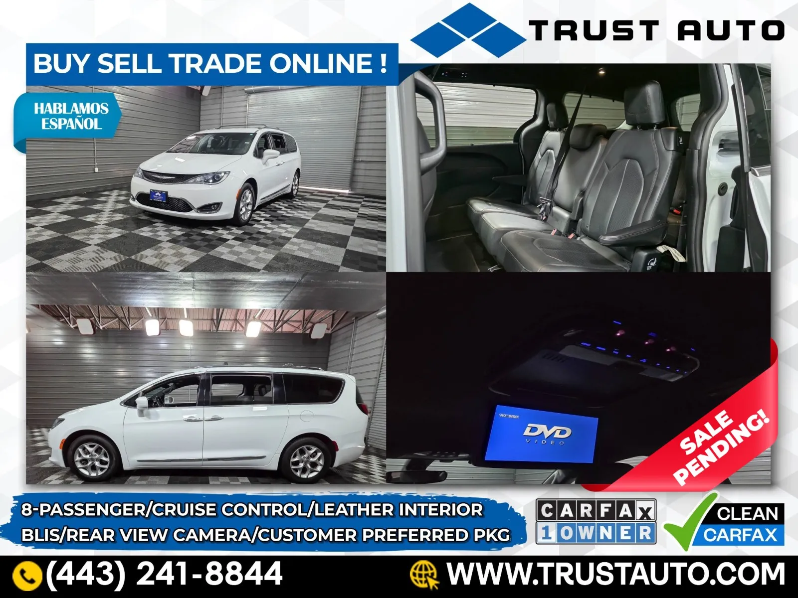 Used 2019 Chrysler Pacifica Touring L 35th Anniversary 8-Passenger ...