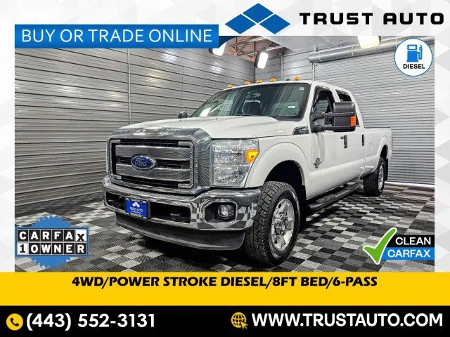 Used 2016 Ford Super Duty F-250 XLT 4WD Crew Cab 8FT Bed Power Stroke ...