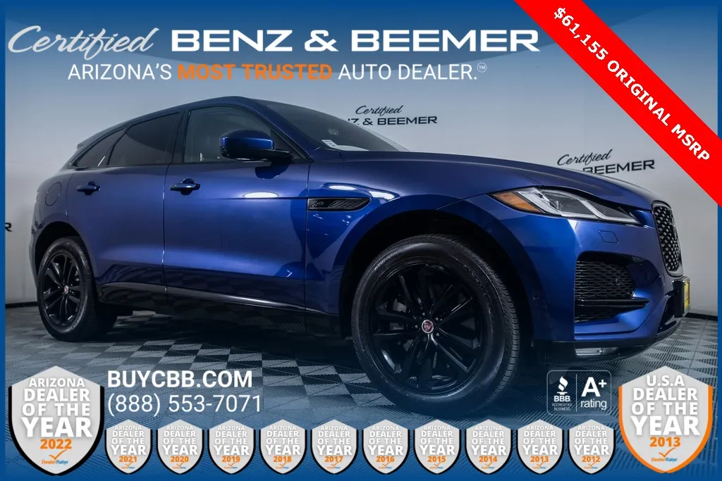 Used 2021 Jaguar F-PACE S for sale in Scottsdale, AZ at Certified Benz ...