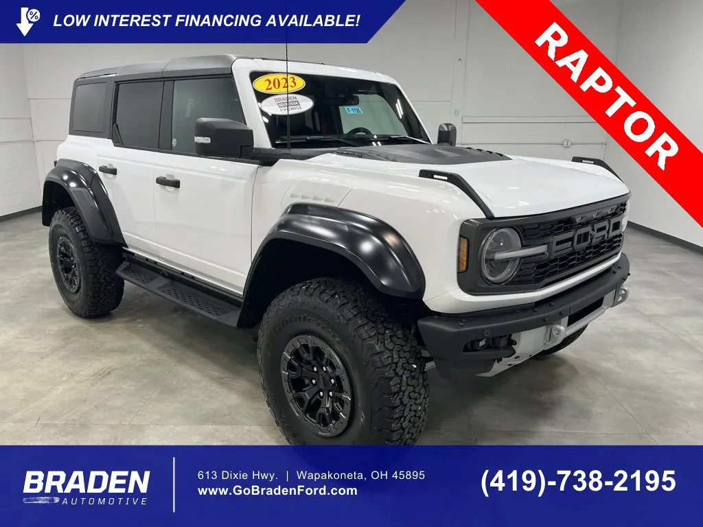 2023 Ford Bronco Raptor for sale in Wapakoneta, OH | VIN: 1FMEE5JR2PLC05499