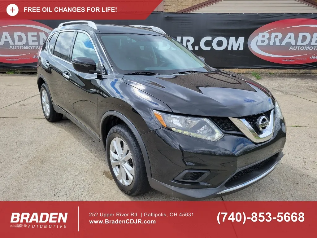 Used 2016 Nissan Rogue SV for sale in Gallipolis, OH at Braden Chrysler ...