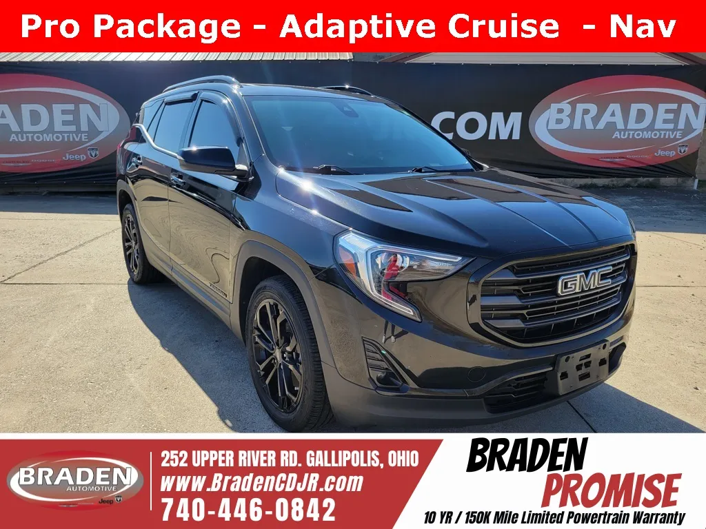 Used 2020 GMC Terrain SLT for sale in Gallipolis, OH at Braden Chrysler ...