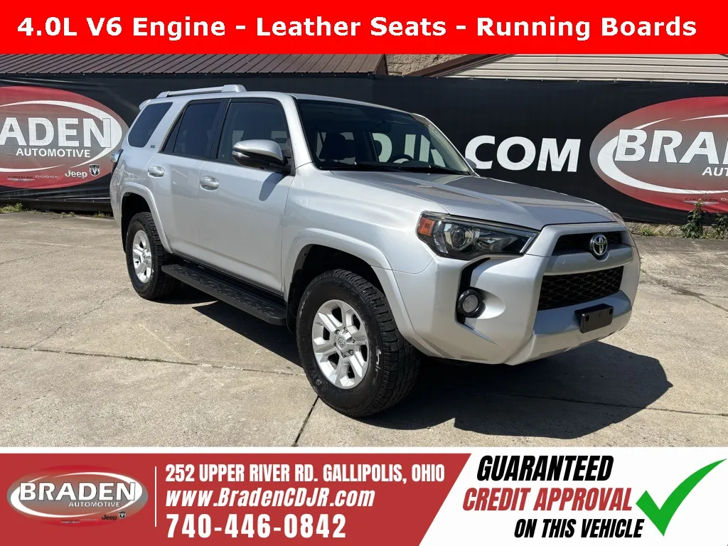 Used 2015 Toyota 4Runner SR5 for sale in Gallipolis, OH at Braden ...