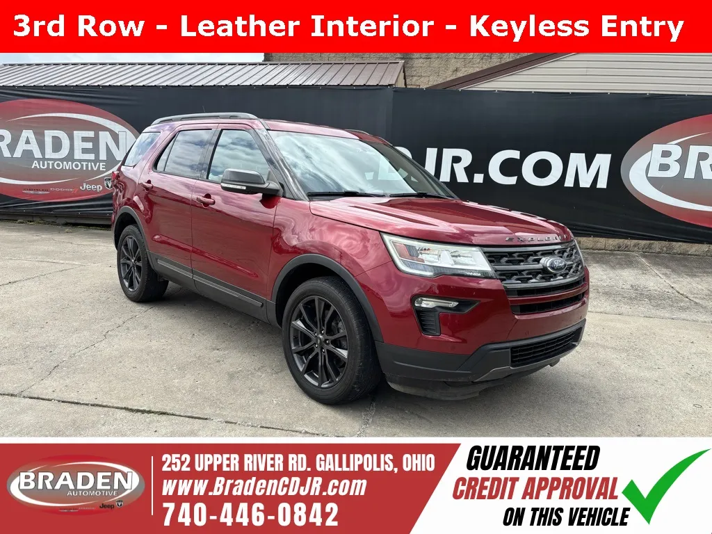 Used 2019 Ford Explorer XLT for sale in Gallipolis, OH at Braden ...