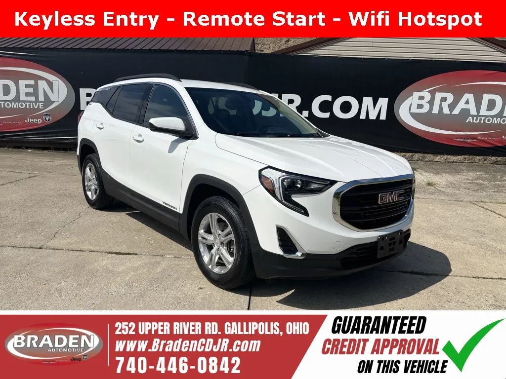 Used 2019 GMC Terrain SLE for sale in Gallipolis, OH at Braden Chrysler ...
